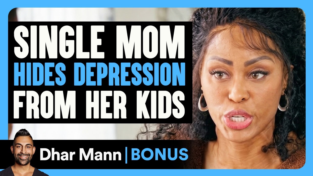 Single mom hides depression from her kids