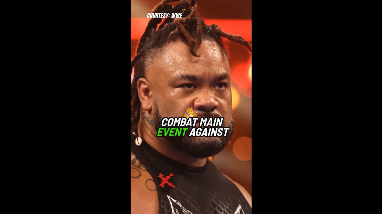 Jacob Fatu injury throws WWE Italy main event into chaos #JacobFatu # ...