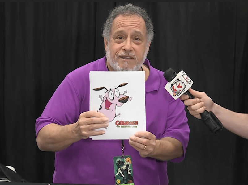 Voice of 'Courage the Cowardly Dog' at 2026 Des Moines Con