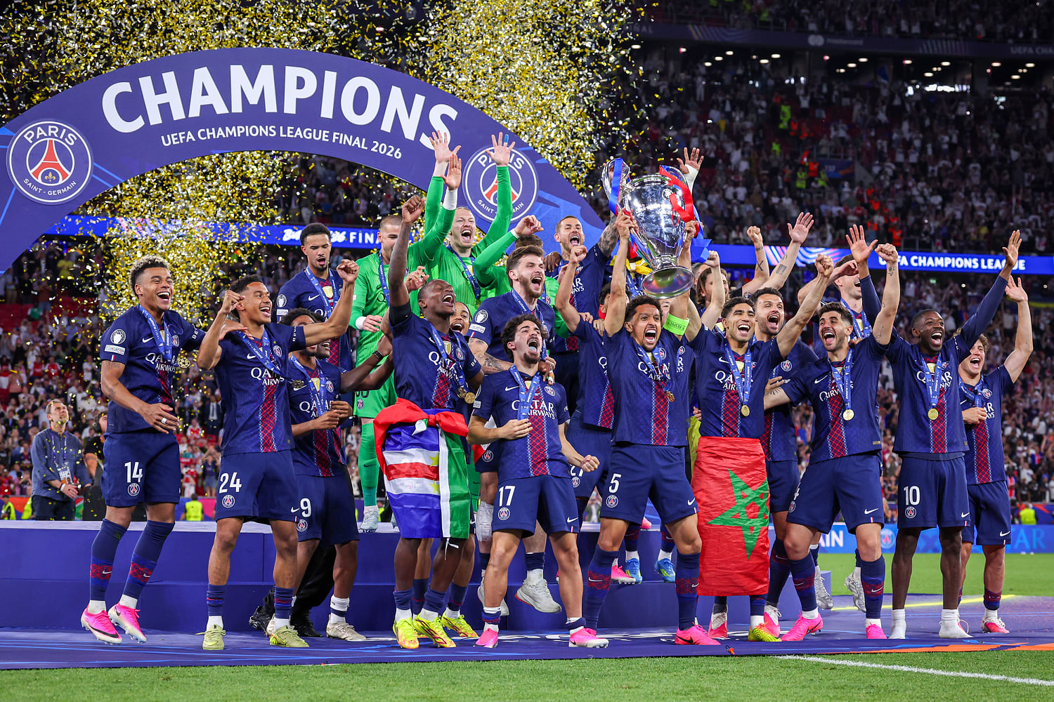 PSG wins back-to-back Champions League titles after shootout victory ...