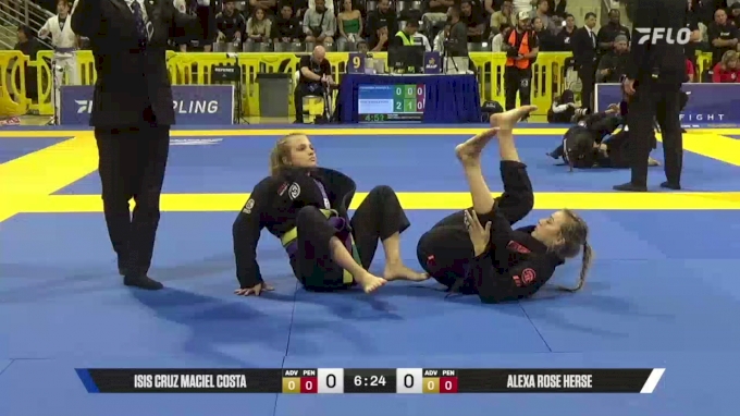 Alexa Rose Herse vs Isis Cruz Maciel Costa 2026 World Jiu-Jitsu IBJJF ...