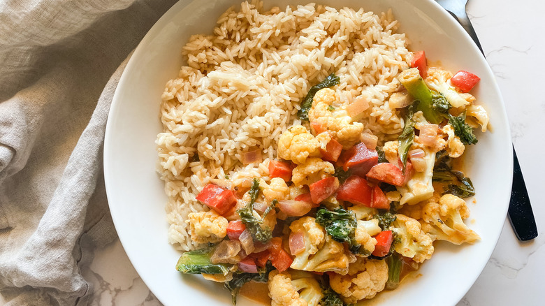 Easy vegetable curry