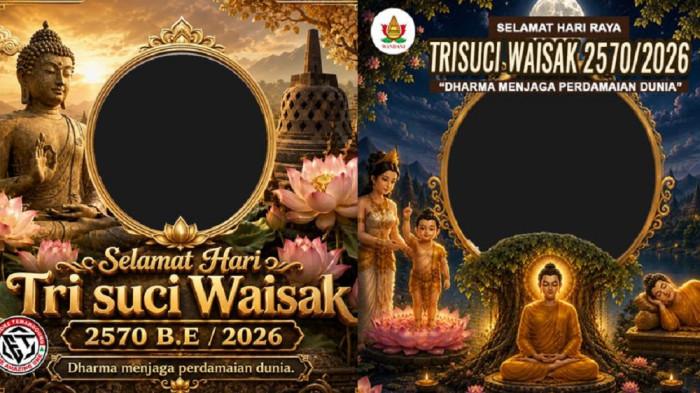 50 link twibbon Hari Raya Tri Suci Waisak 2026, lengkap dengan cara ...