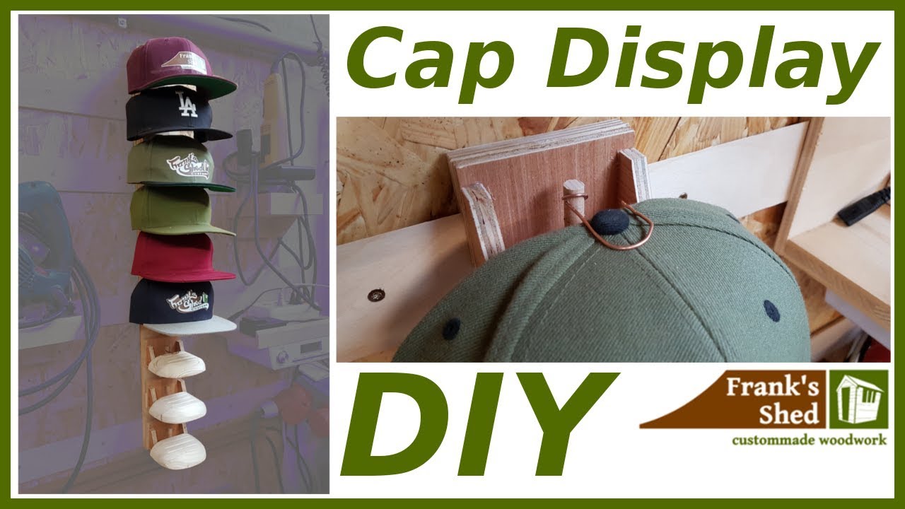 Kappen Sammlung richtig aufhängen | DIY Hat Rack Tutorial | Cheap & Easy