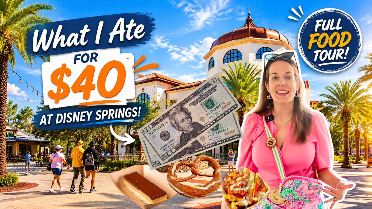 What can you eat for $40 at Disney Springs? (I was shocked by how much ...