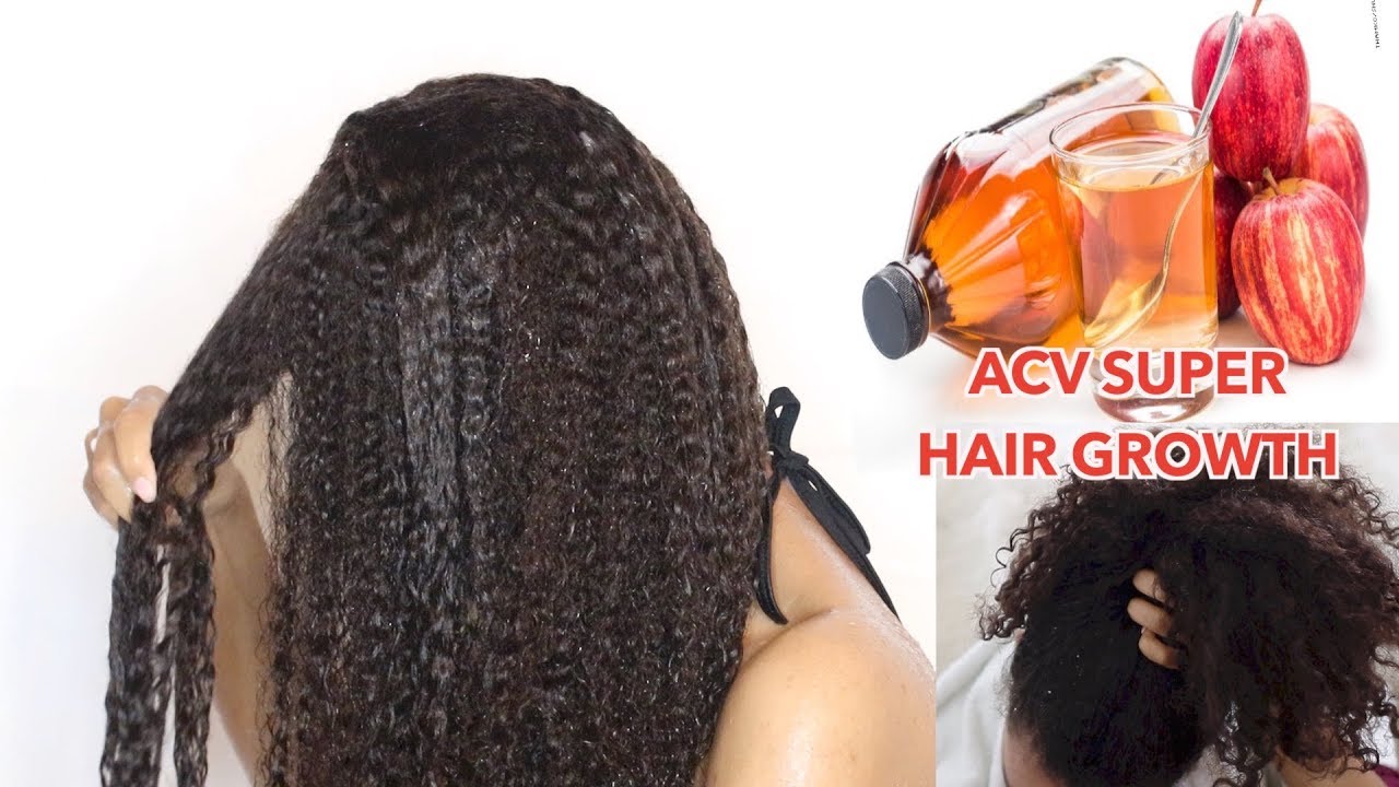 DIY apple cider vinegar hair growth mask for healthy, voluminous curls