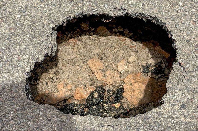 Two-foot deep sinkhole appears in leafy Bristol area