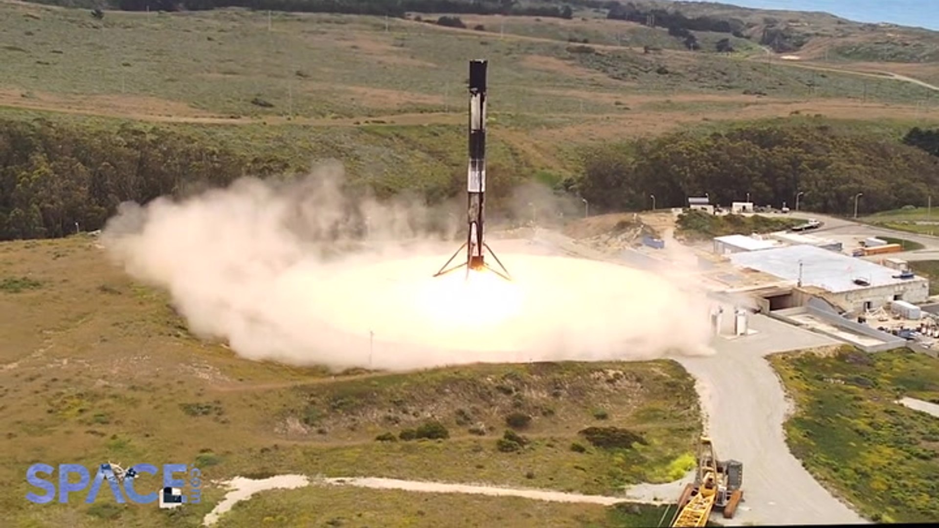 Amazing drone footage of SpaceX's 200th landing of an orbital class rocket