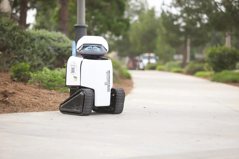 City robots doused in beer and violently attacked as police hunt suspects