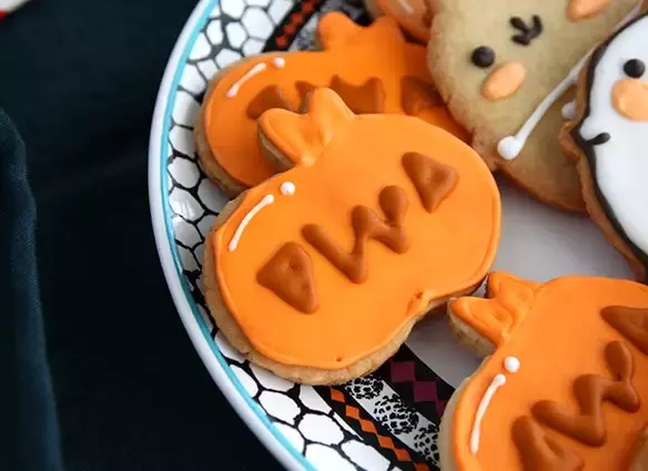 Halloween Molang cookies