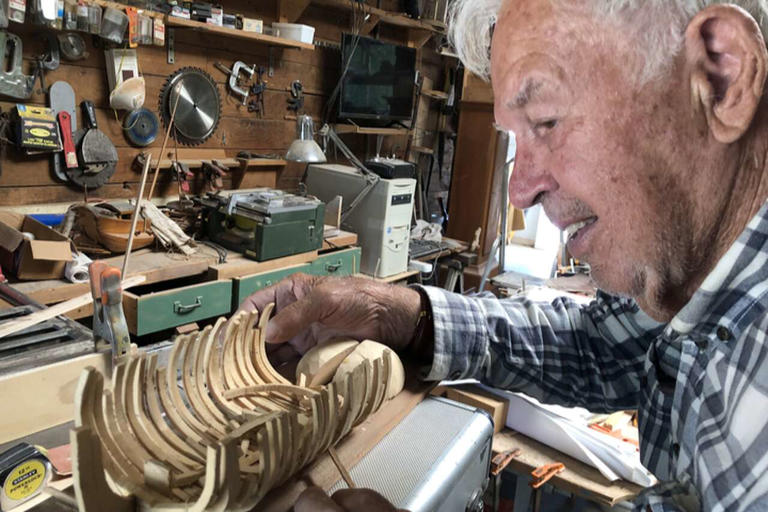 At 96, Bay Area shipwright is still building tiny boats and living a ...