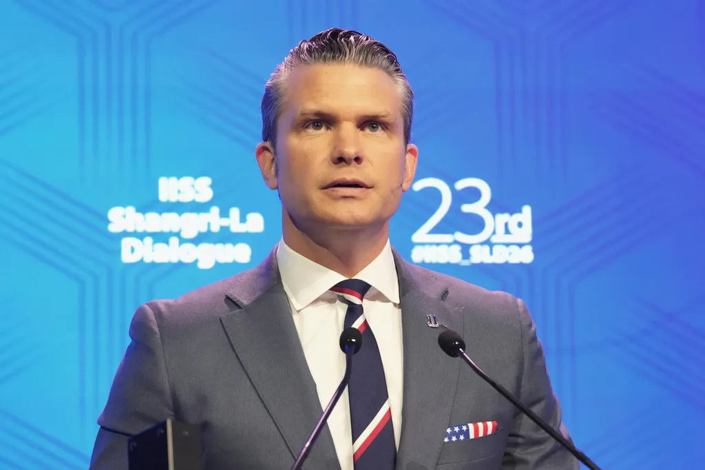Hegseth strikes softer tone on China and stays quiet on Taiwan at ...