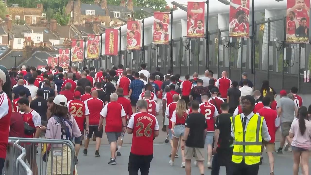 Arsenal fans dejected but hopeful for next season