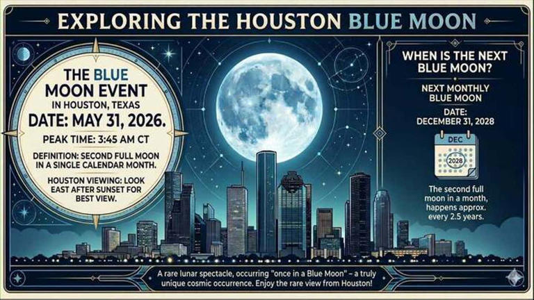 Houston weather: Red hot temps continue; Blue Moon Sunday