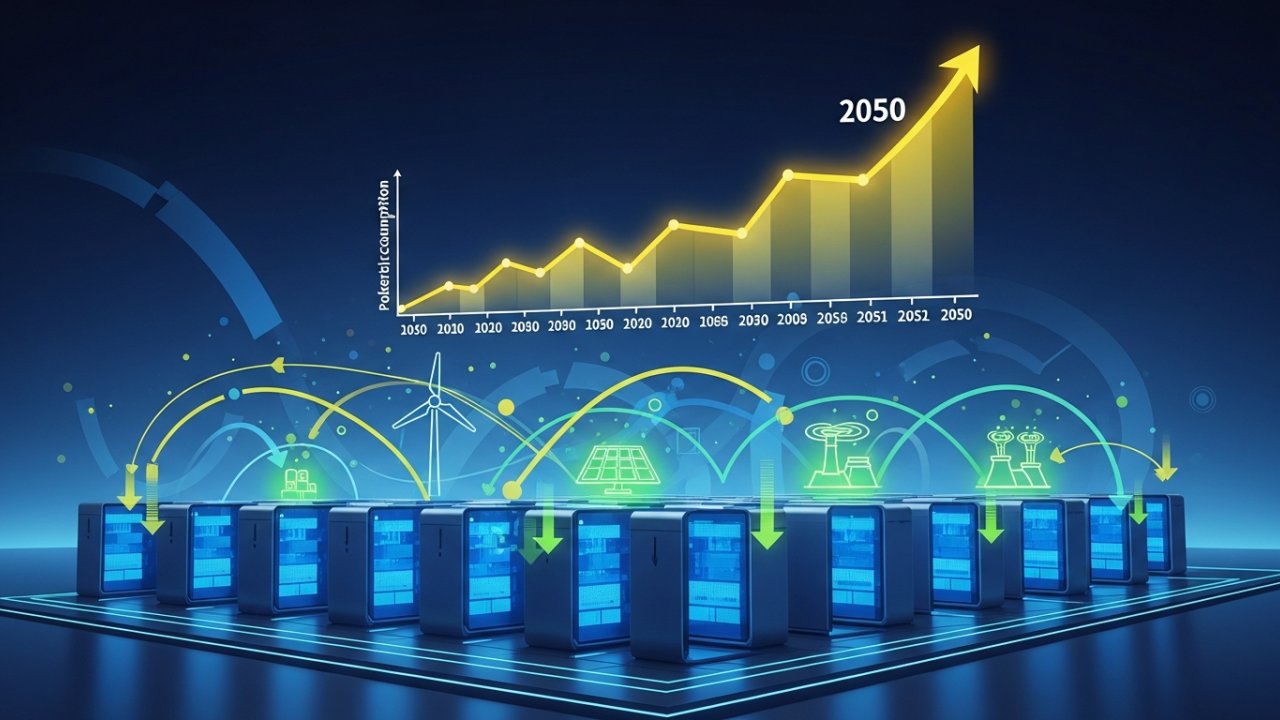 Data center electricity use projected to surge by 2050, EIA reports