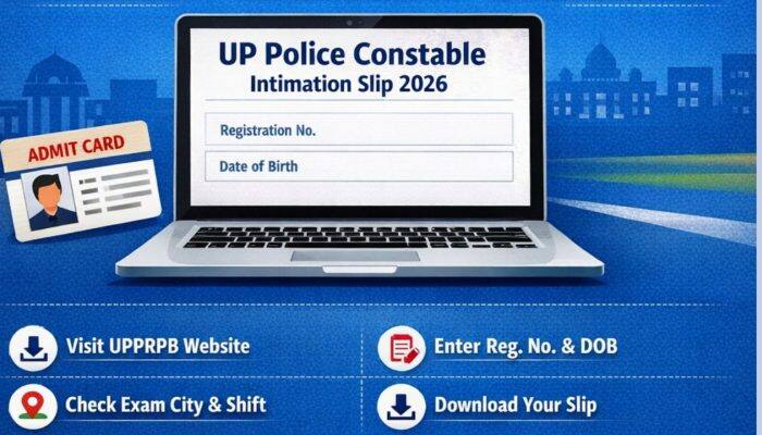 UP Police constable exam city intimation slip 2026 out; check exam date ...