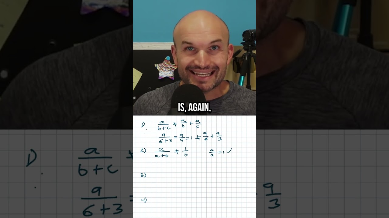 The most common algebra mistake #math #mathtips #study