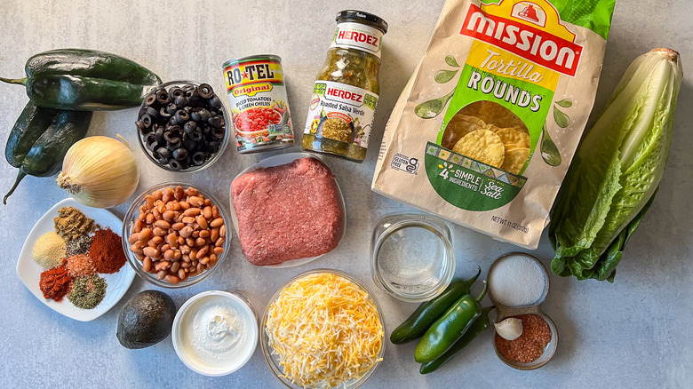 Loaded beef taco casserole recipe
