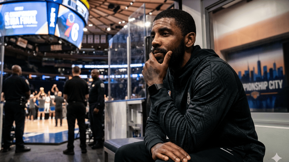 Kyrie Irving Reacts to Knicks NBA Finals Run and Delivers Honest ...