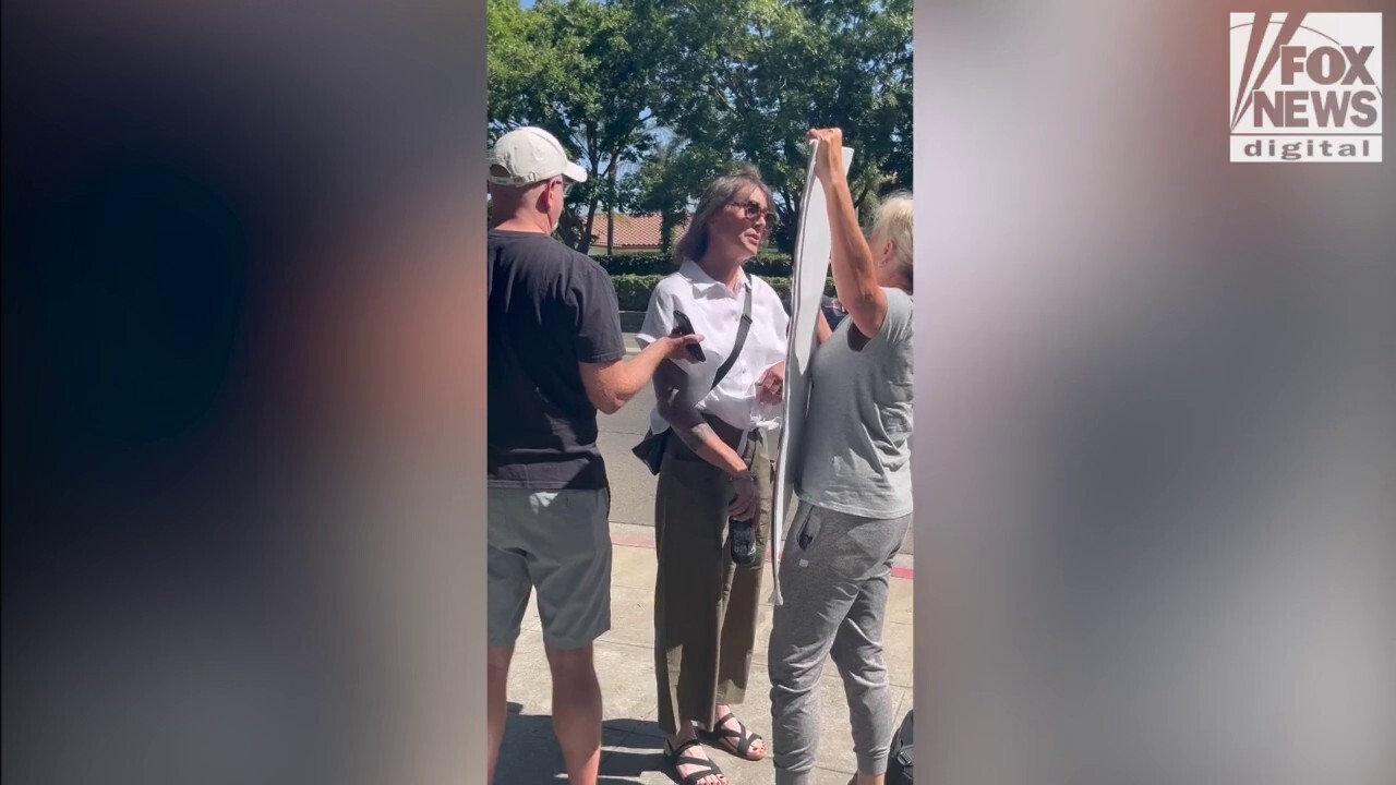 Trans athlete supporters clash with women’s sports activist ahead of ...