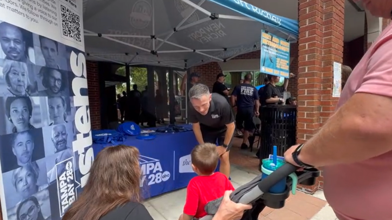 Meteorologist Greg Dee meets community at New Port Richey Summer Kick-Off