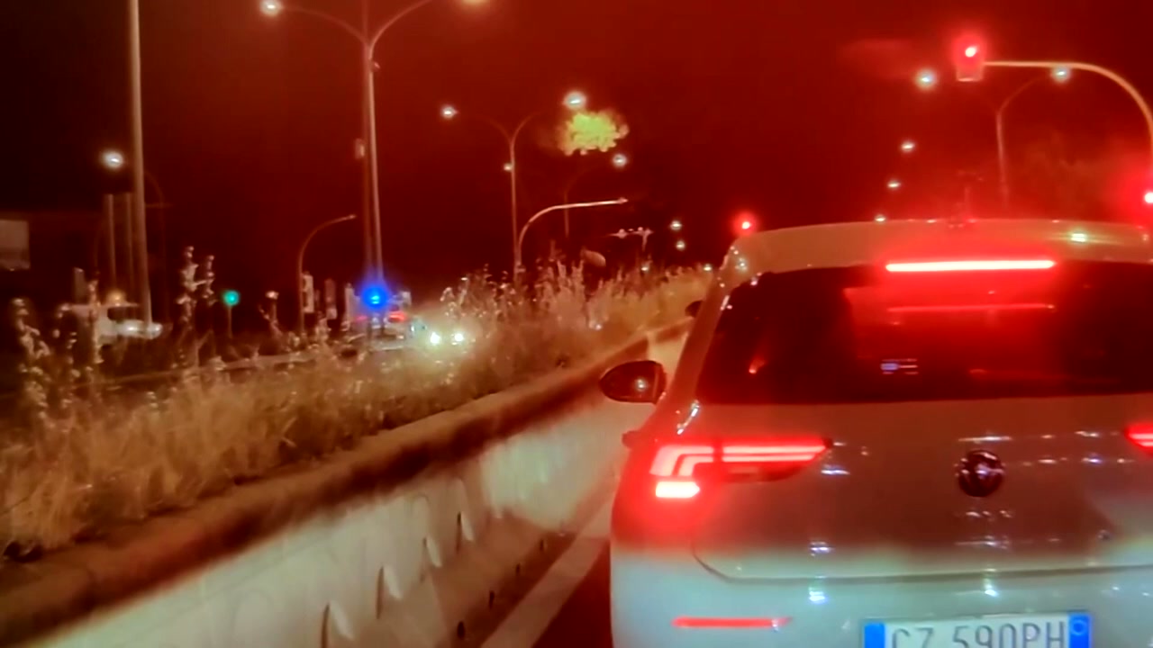 Horses spooked by fireworks run wild through Rome