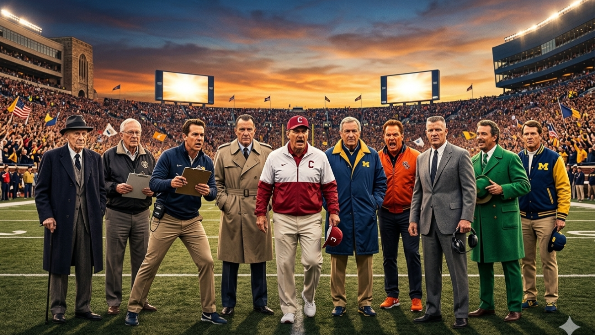 The 10 greatest college football coaches of all time: Legends who built ...