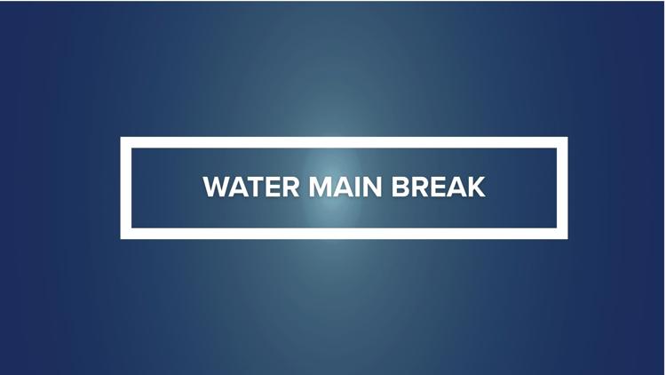 Traffic impacted after water main break in Moline