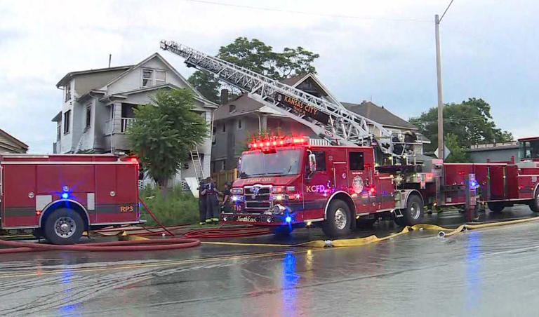 3 Kansas City firefighters injured battling Independence Avenue ...