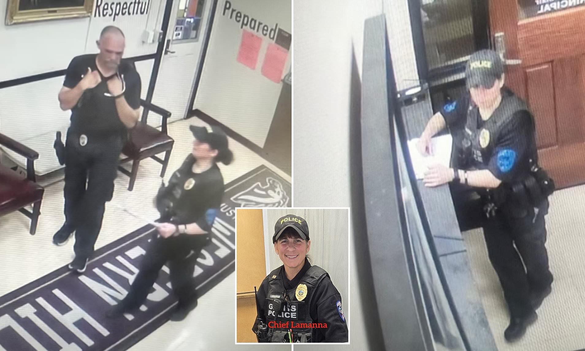 Small town police chief fired after being caught on camera making ...