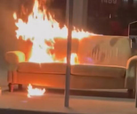 Teen arrested for allegedly setting sofa on fire near Pappajohn ...