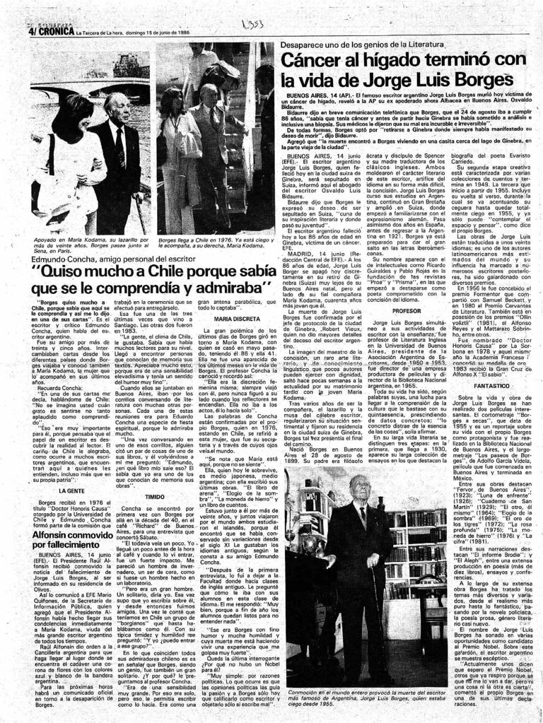 Jorge Luis Borges a 40 años de su partida: el mito que se despojó de la ...
