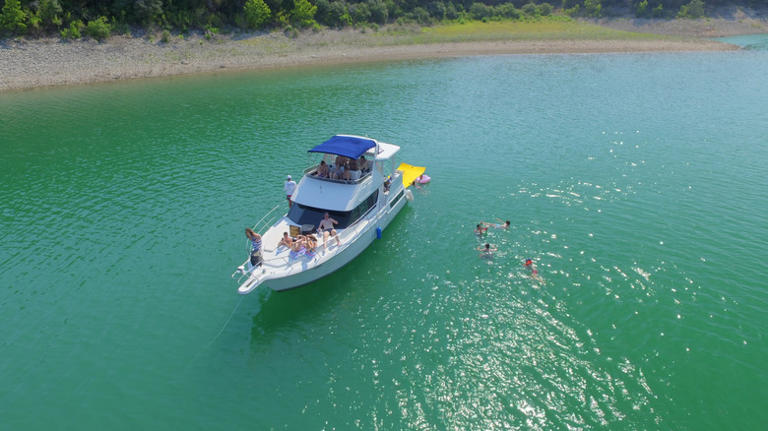 Texas' premier lake lined with resorts, restaurants, and vibrant ...