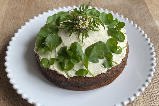 The watercress and olive oil cake that earned high praise from judges