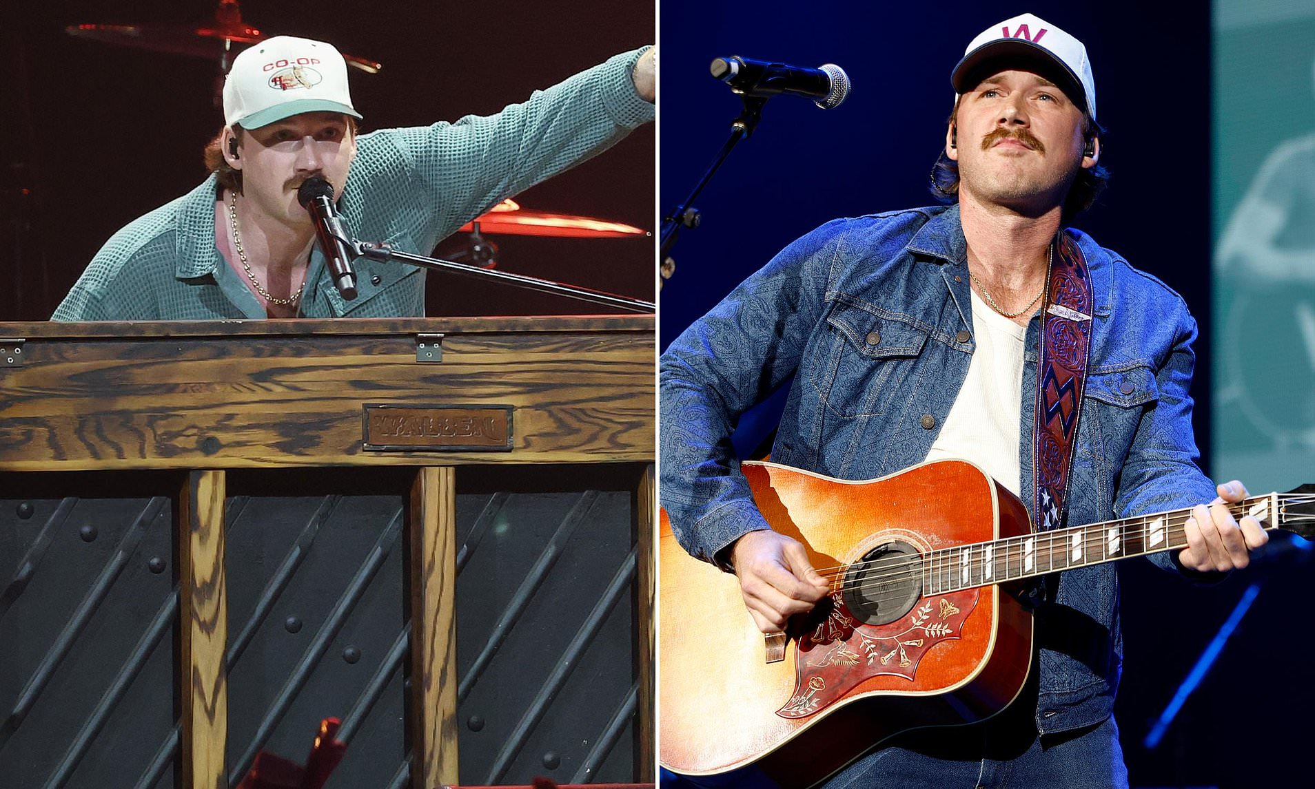 Morgan Wallen suffers shocking onstage meltdown as he flips piano mid ...
