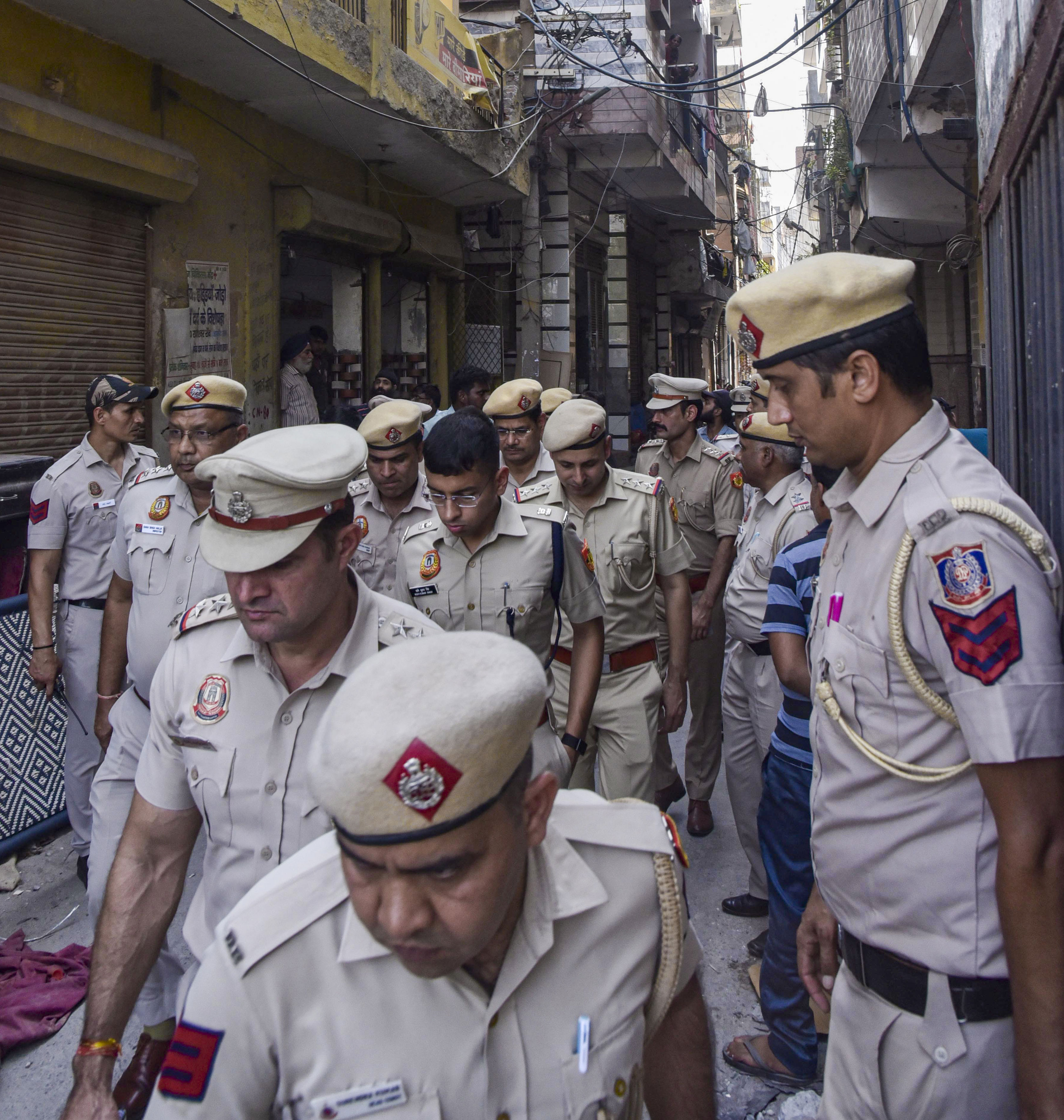 Demolition drive in northwest Delhi's Shalimar Bagh to remove encroachments