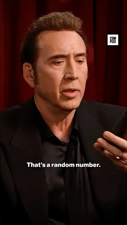 Nicolas Cage recounts his unfortunate first kiss story
