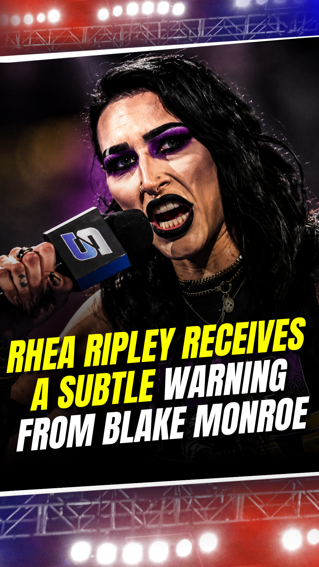Blake Monroe sends chilling warning to Rhea Ripley #RheaRipley # ...
