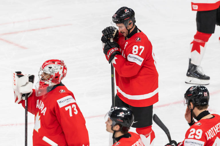 Finland upsets Canada to set up final against Switzerland at ice hockey ...