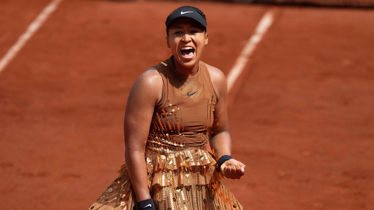 Naomi Osaka into first French Open round of 16, to face Sabalenka