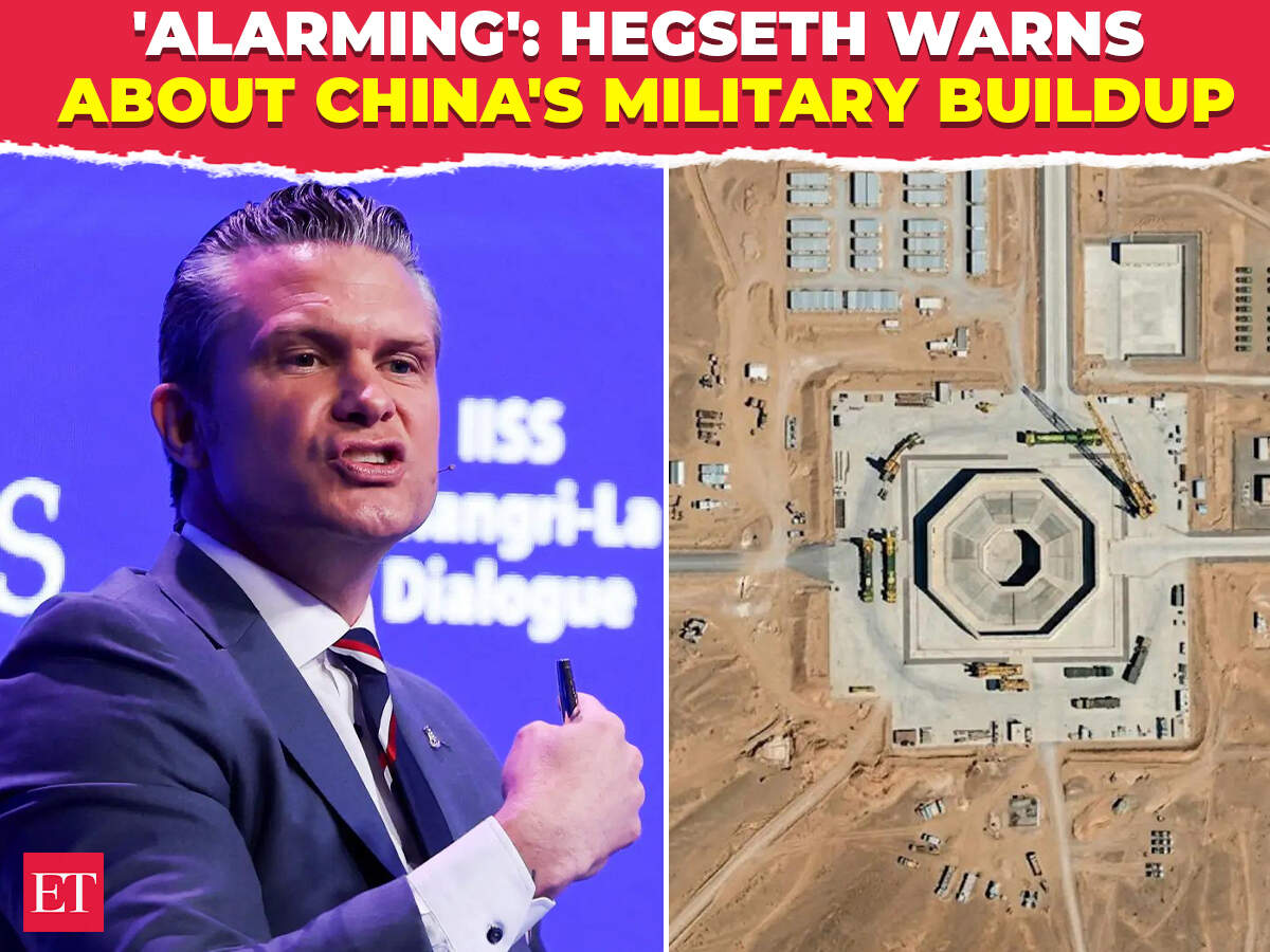 'China's historic military buildup…': Hegseth issues warning about ...