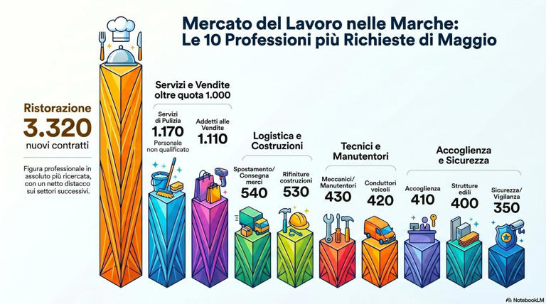 Marche, previste 14.510 assunzioni, ecco le figure professionali più ...