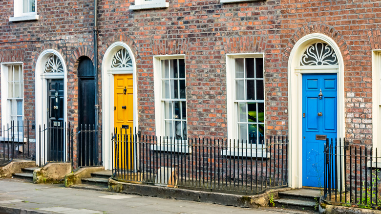 The sleek front door color that's always a great choice for curb appeal