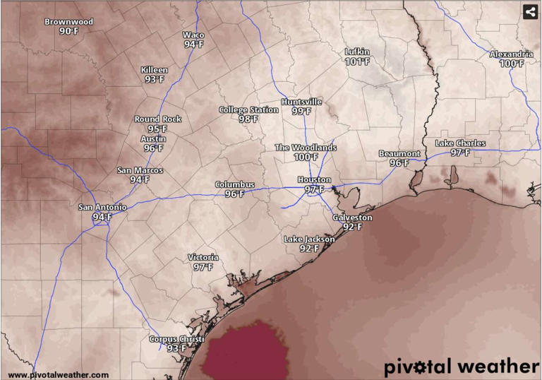 Houston weather Saturday: Temps might hit only 92, but it will feel ...
