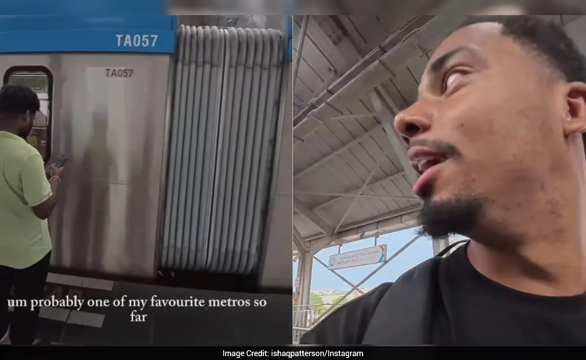 British man left impressed by Hyderabad Metro, praises its cleanliness ...