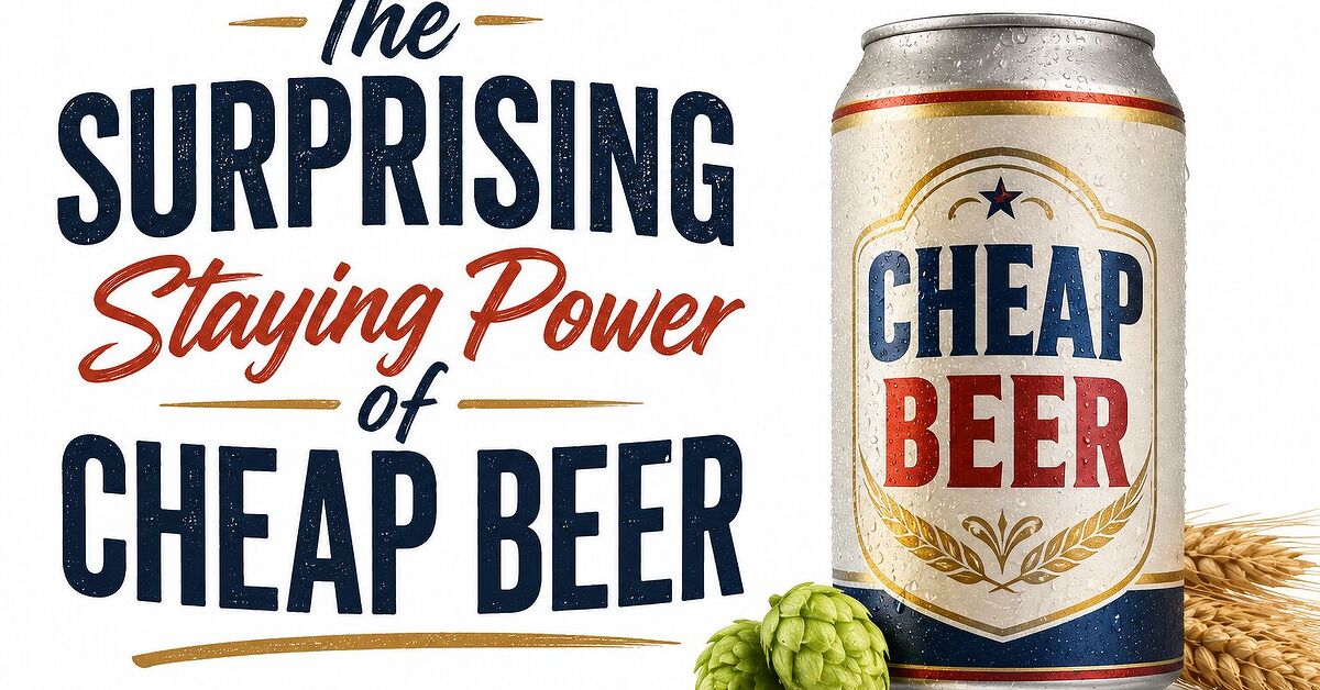 The surprising staying power of cheap beer