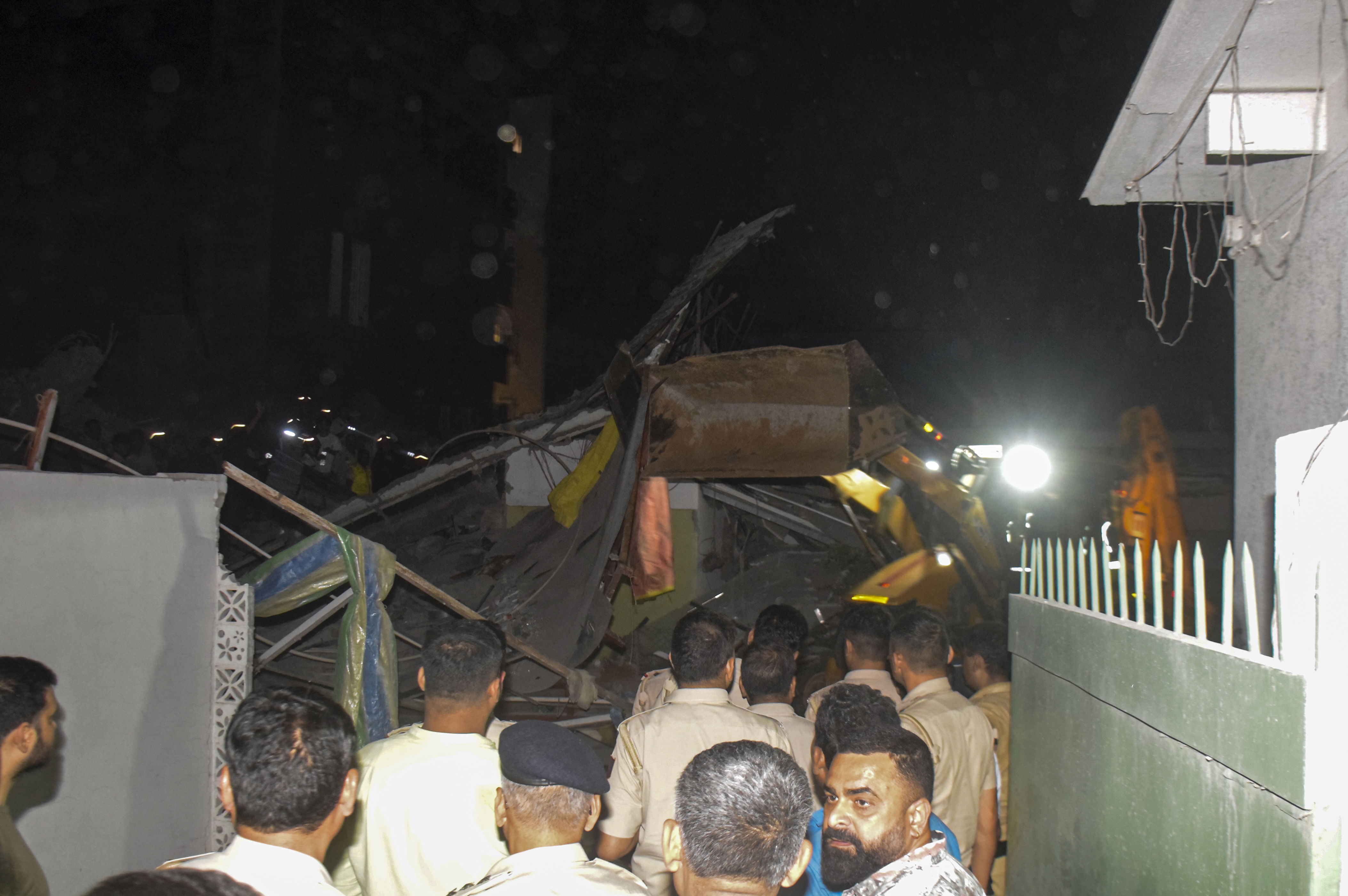 Delhi: 3-storey commercial building reduced to rubble; 12 rescued as ...