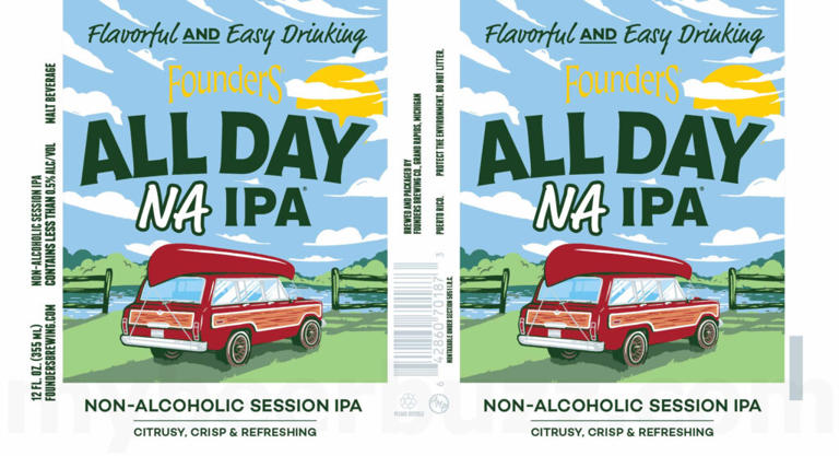Founders Brewing expands the All Day lineup with All Day NA IPA — a new ...