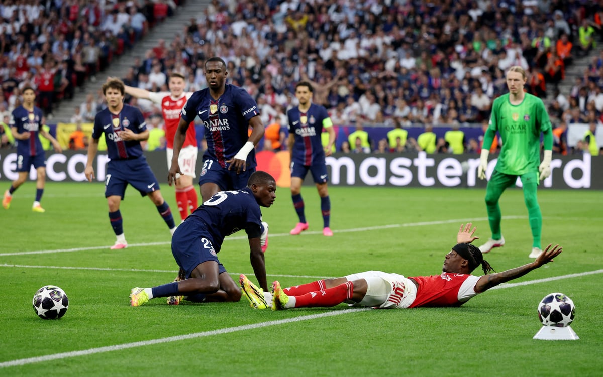 Why Arsenal were not awarded a penalty in Champions League final loss