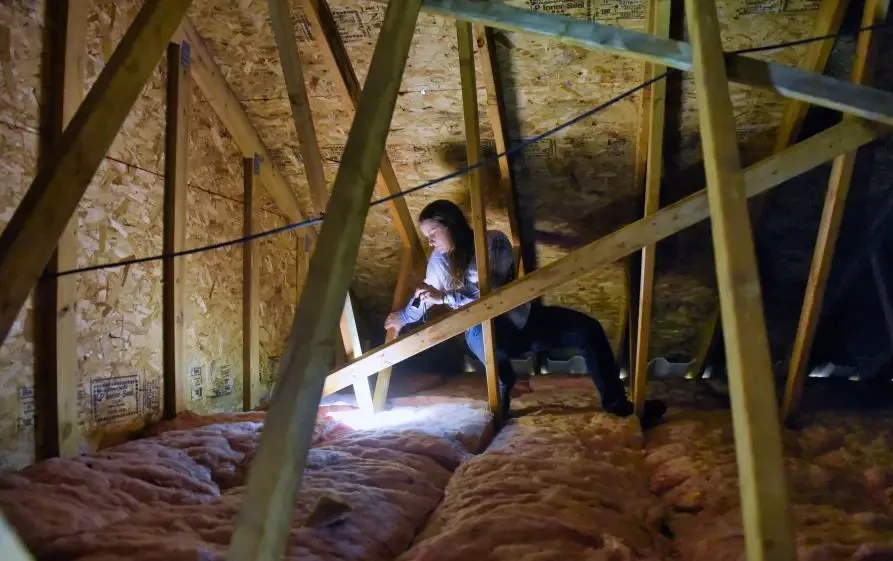 Homeowner uncovers sealed attic room after year in house